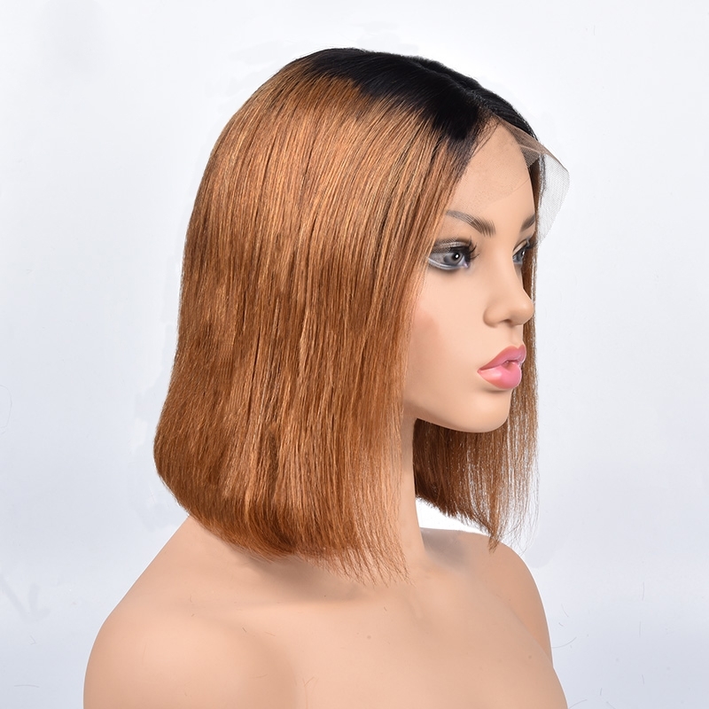 ombre t1b 30 with black full lace wigs with part in gold brown blonde ...