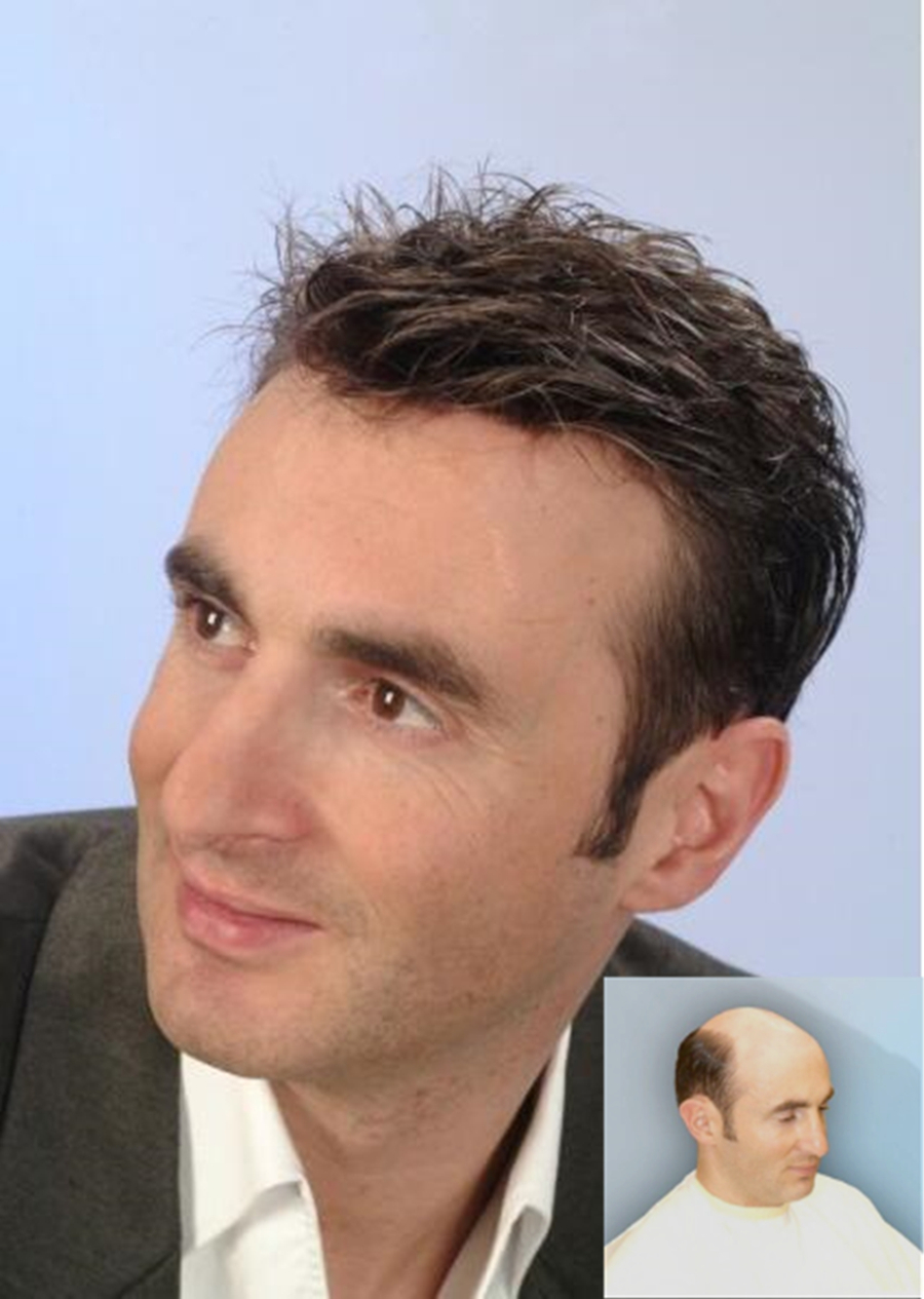 Realistic mens wigs give you different fashion