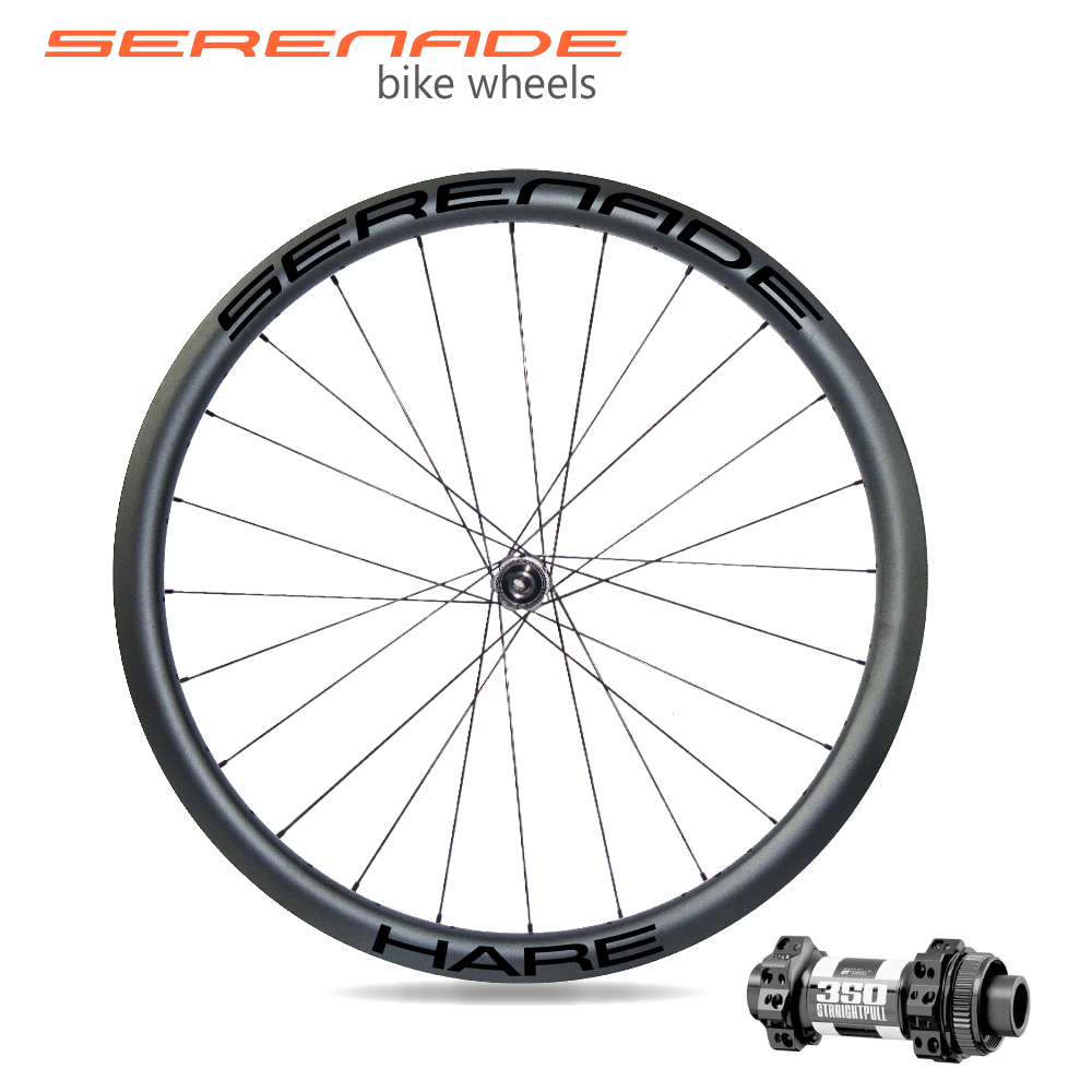 Lightweight center lock disc carbon road bicycle wheelst 35mm tubeless