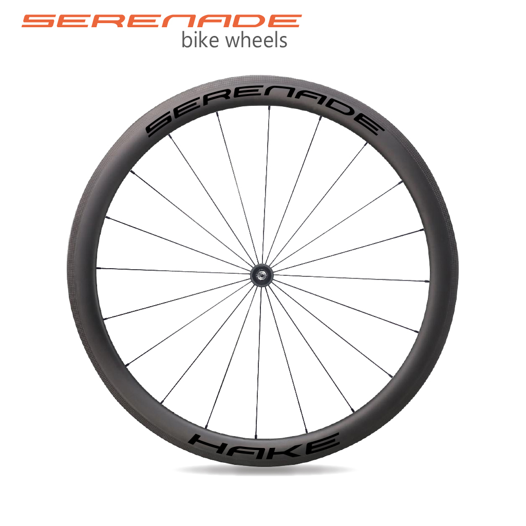 700C Road Bicycle Carbon Racing Wheelset Rim Brake 45mm Tubular Rim