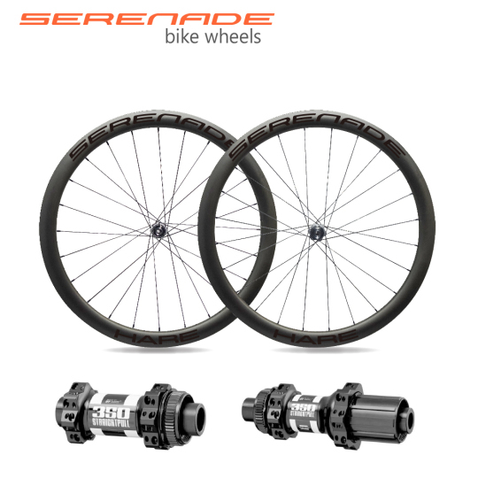 40mm Toray T800 Disc And V Brake Carbon Fiber Road Bicycle Wheelset