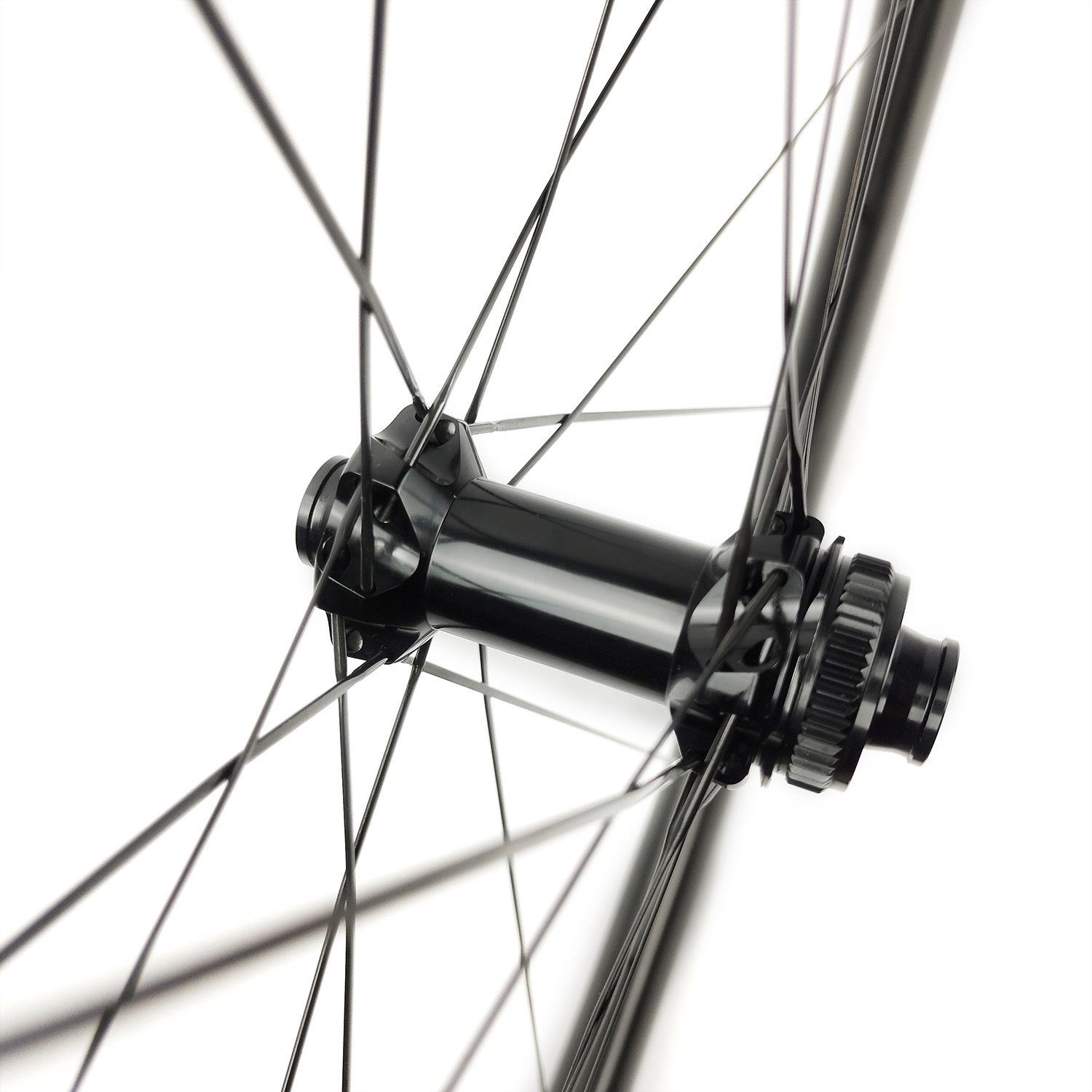 25mm Carbon Fiber Gravel Bike Wheelset Ratchet 36T Disc Brake Wheels