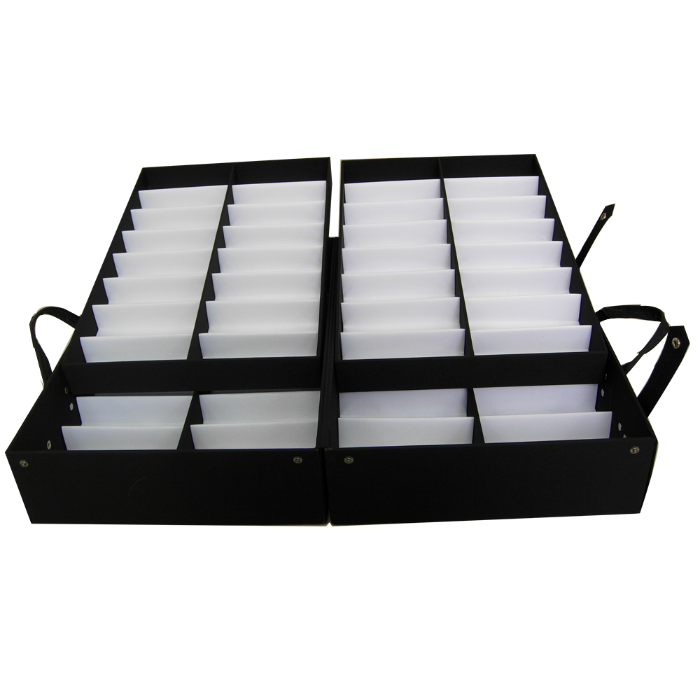 KSD111BO 64pcs portable ophthalmic frames sales reps display storage ...