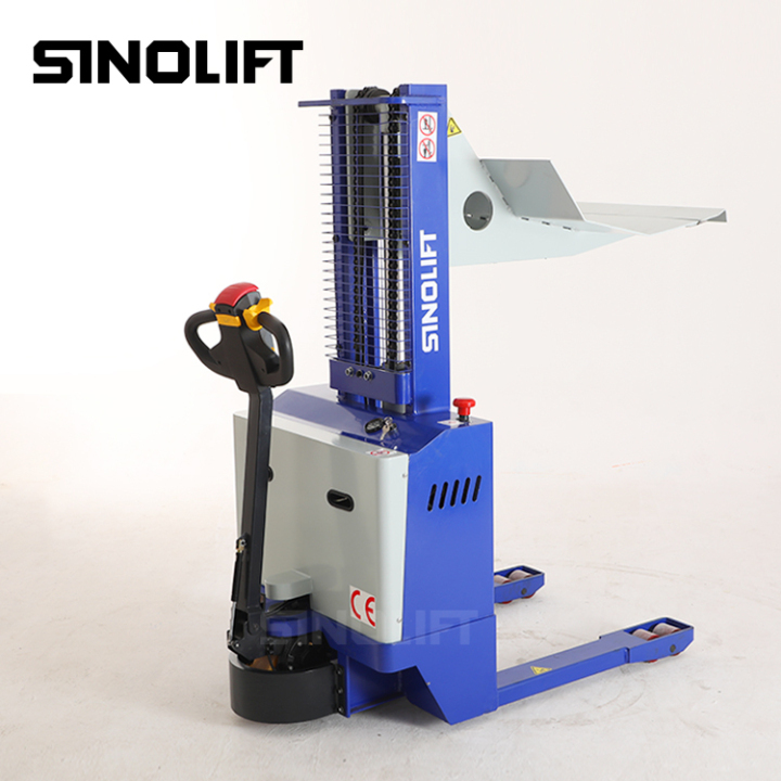 Semi-electric paper roll lifter| hydraulic lift table low
