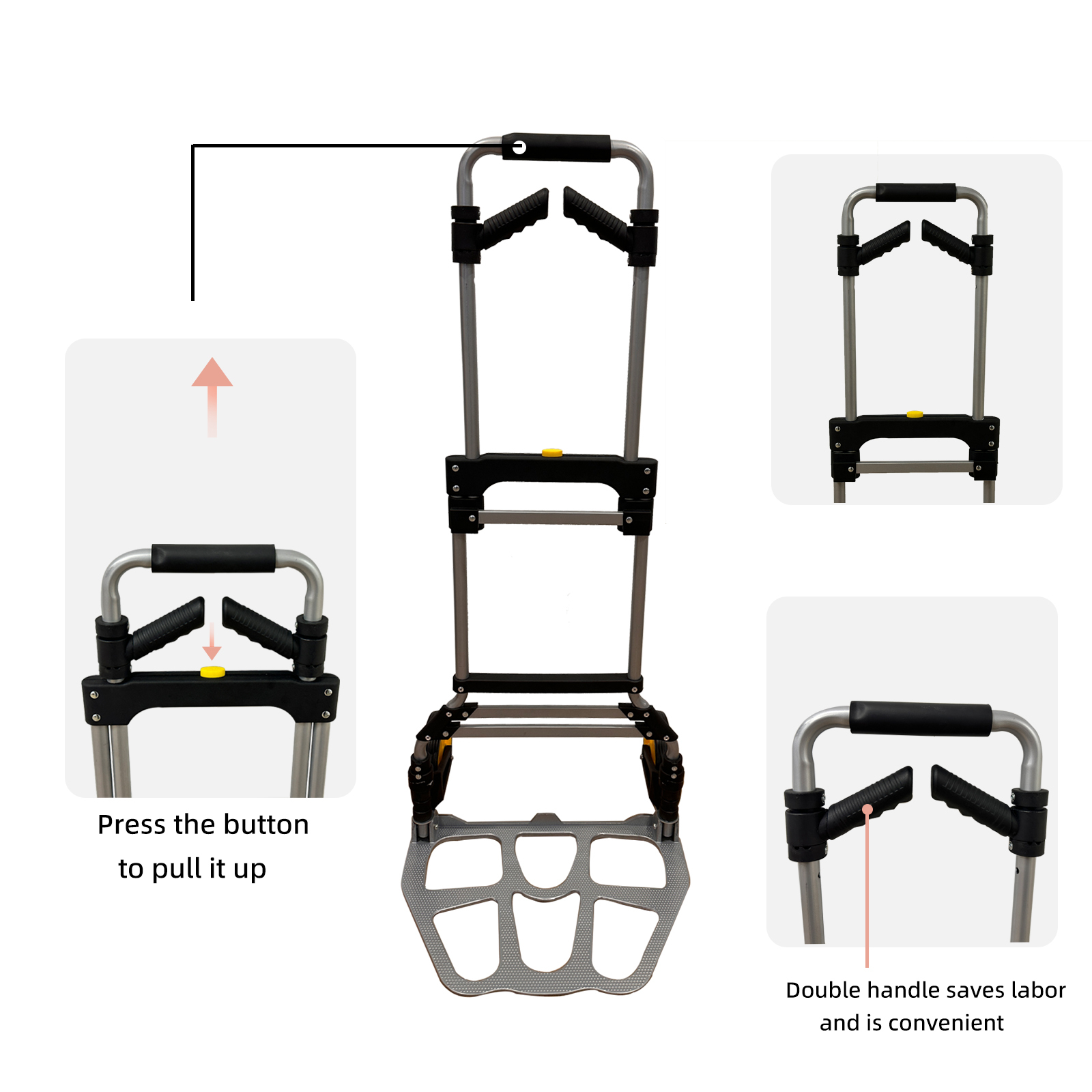 folding pull trolley