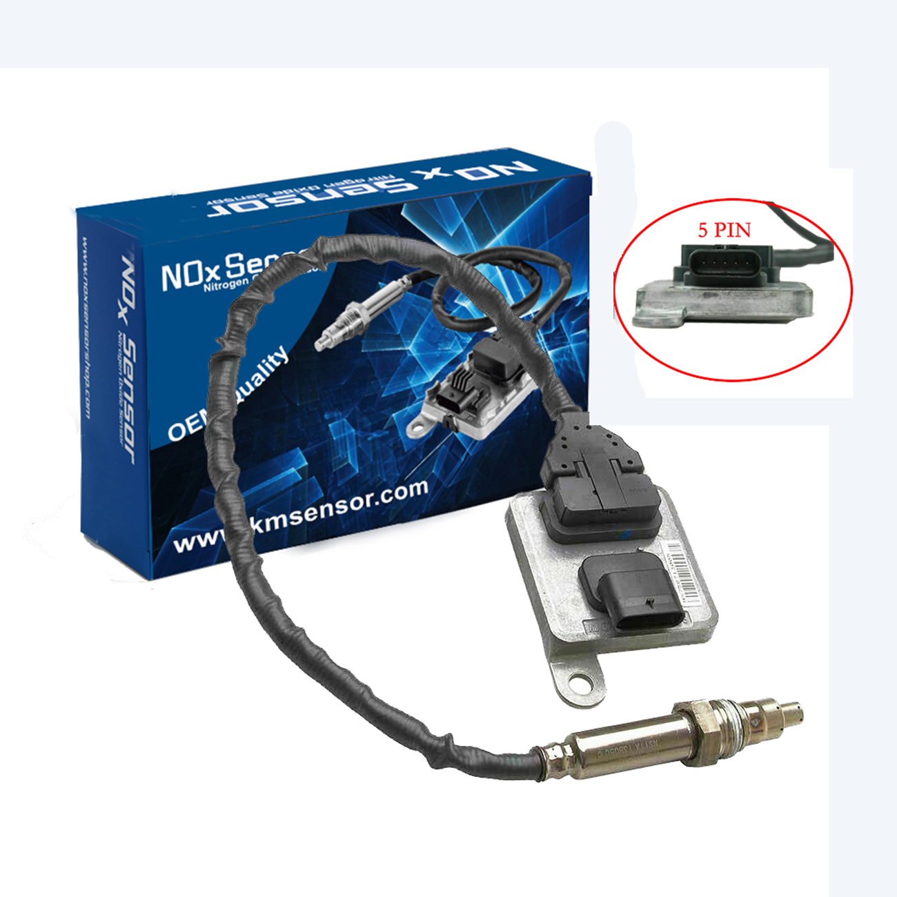 kmsensor 5WK9 6690B Nitrogen Oxide Sensor 076907807A Nox sensor ...