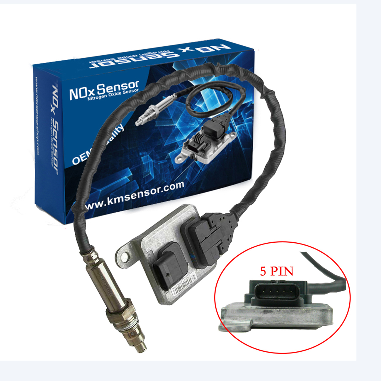 kmsensor 5WK9 6690B Nitrogen Oxide Sensor 076907807A Nox sensor ...