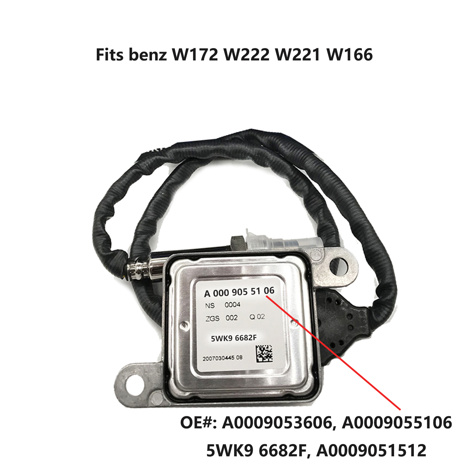 5WK9 6682F Nitrogen Oxide Sensor nox sensor A0009053606 fits benz