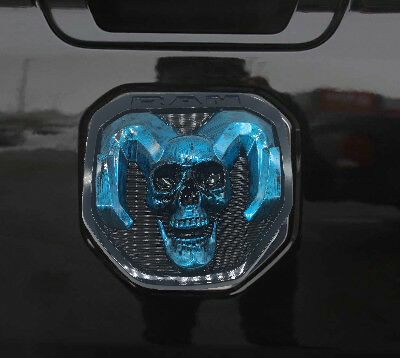 68276327AA Tailgate Head Emblem Medallion badge logo Large 3D Satin ...