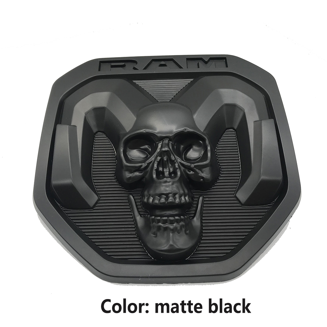 68276327AA Tailgate Head Emblem Medallion badge logo Large 3D Satin ...