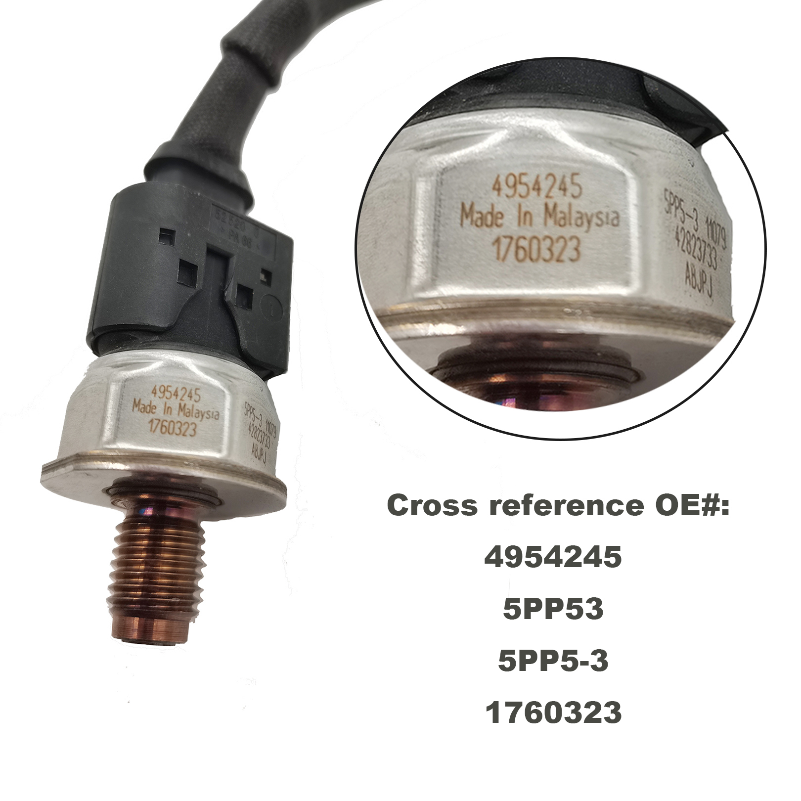 5PP5-3 Pressure Relief Valve Cummins ISB QSB ISL 4954245 Common Rail ...