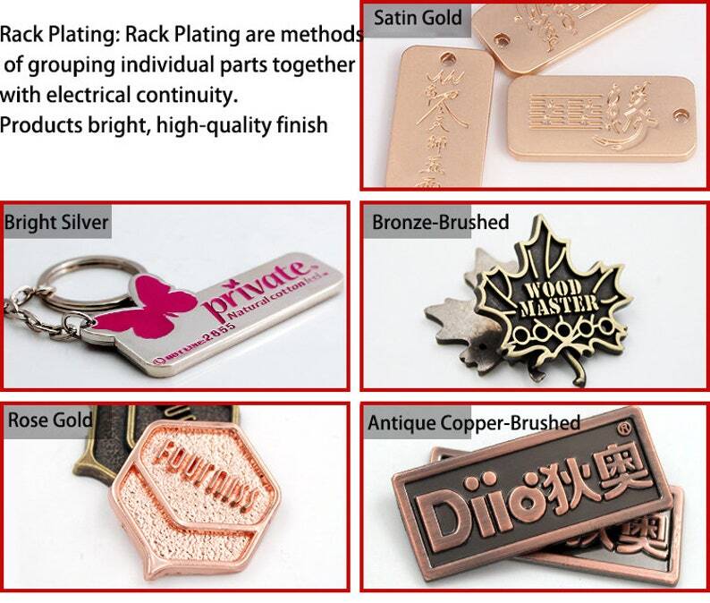 Ring Charm Personalized Metal Tag Custom Logo Label Bag Design – Made ...