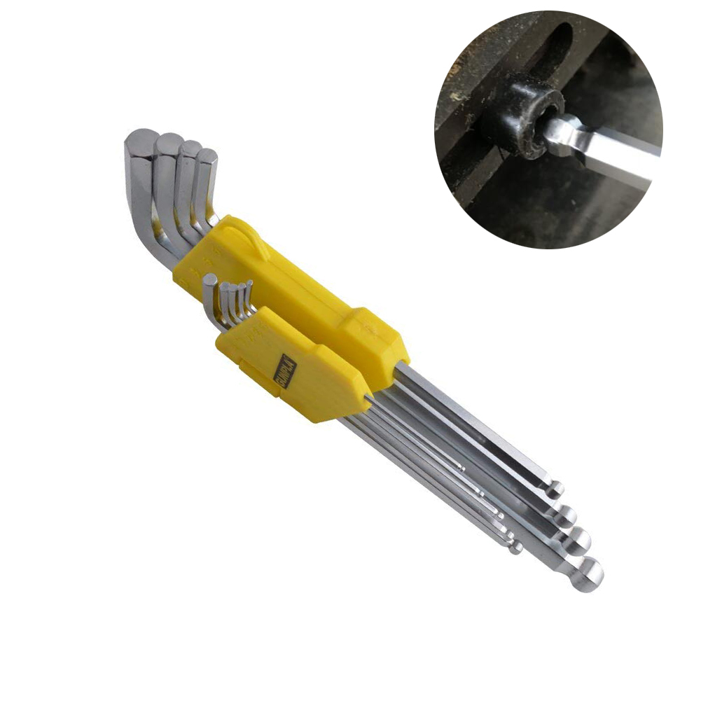 Cheap ballpoint hex key set | durable allen key set argos
