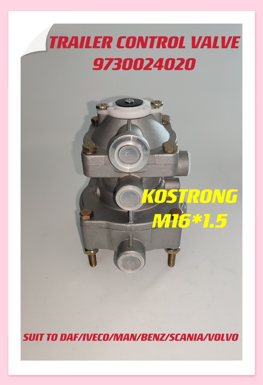 KOSTRONG trailer control valve meet your various needs.