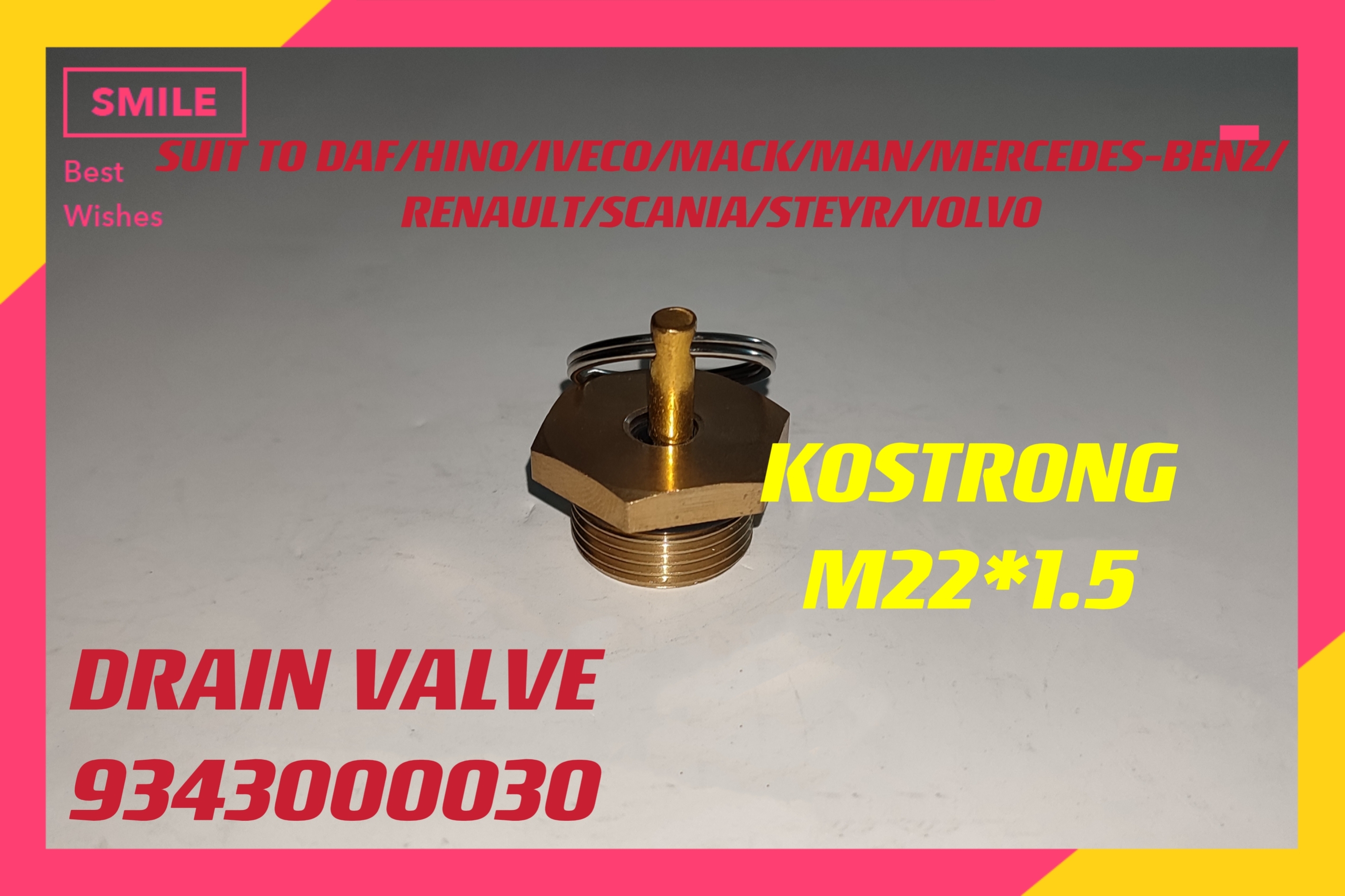 TRAILER DRAIN VALVE M22*1.5 9343000030