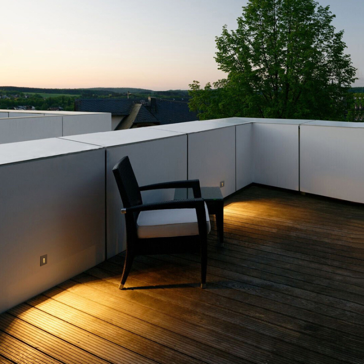 Best Outdoor/Indoor 3W LED Corner Foot Light Fixture Recessed Wall Lamp ...