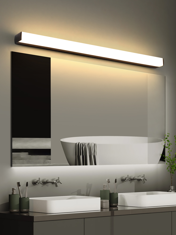 Best LED Wall Mounted Light Fixture Acrylic Bath Mirror Front Vanity ...