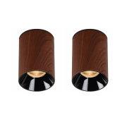 Best 2Pcs 10W COB LED Hallway Anti-Glare Ceiling Light Spotlight Walnut ...