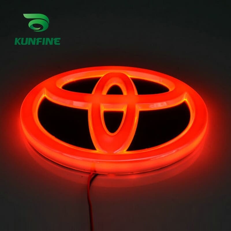 5D Car LED Badge Light Car LED Emblem Light For TOYOTA COROLLA Front ...