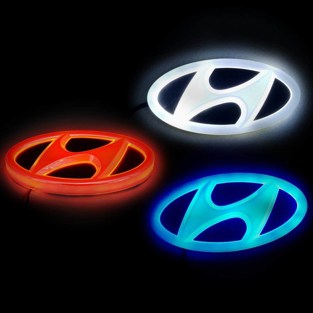 led logo car