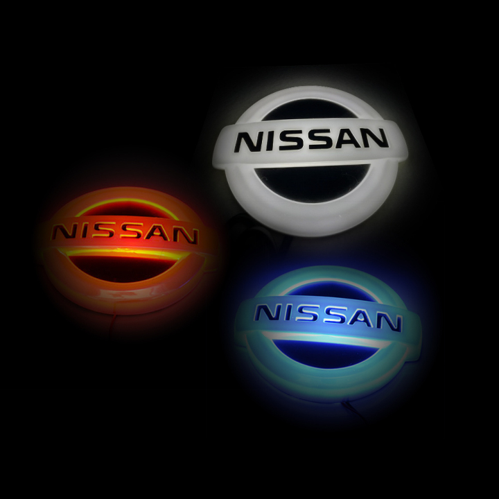 5D Car LED Badge Light Car LED Emblem Light For NISSAN TIIDA Logo Size ...