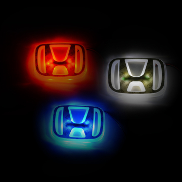 5D Car LED Badge Light for Honda Classic Fit led honda emblem light up ...