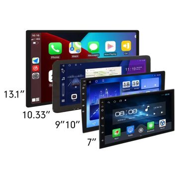 Double Din Car Stereo 2 Din Android Car Radio MP5 Player 7/9/10/10.33 ...