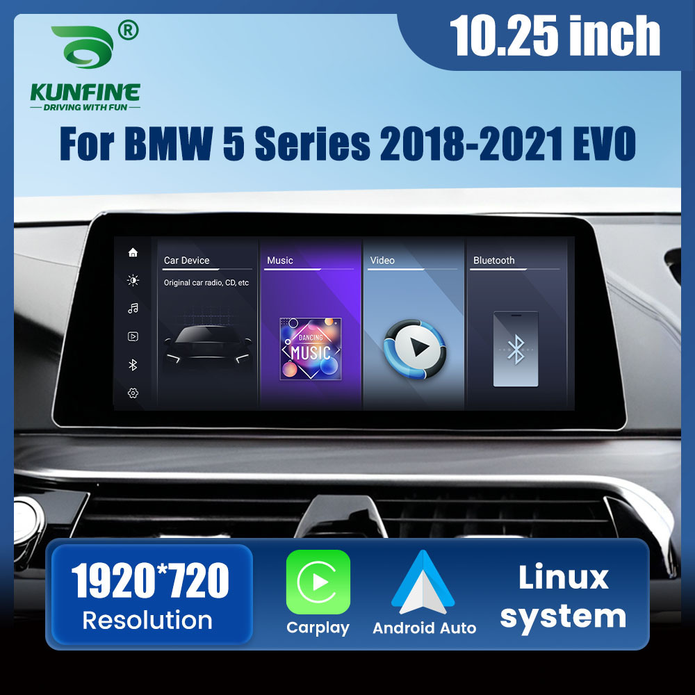 10.25” Car Radio For BMW 5 Series 2018-2021 EVO System Linux GPS ...
