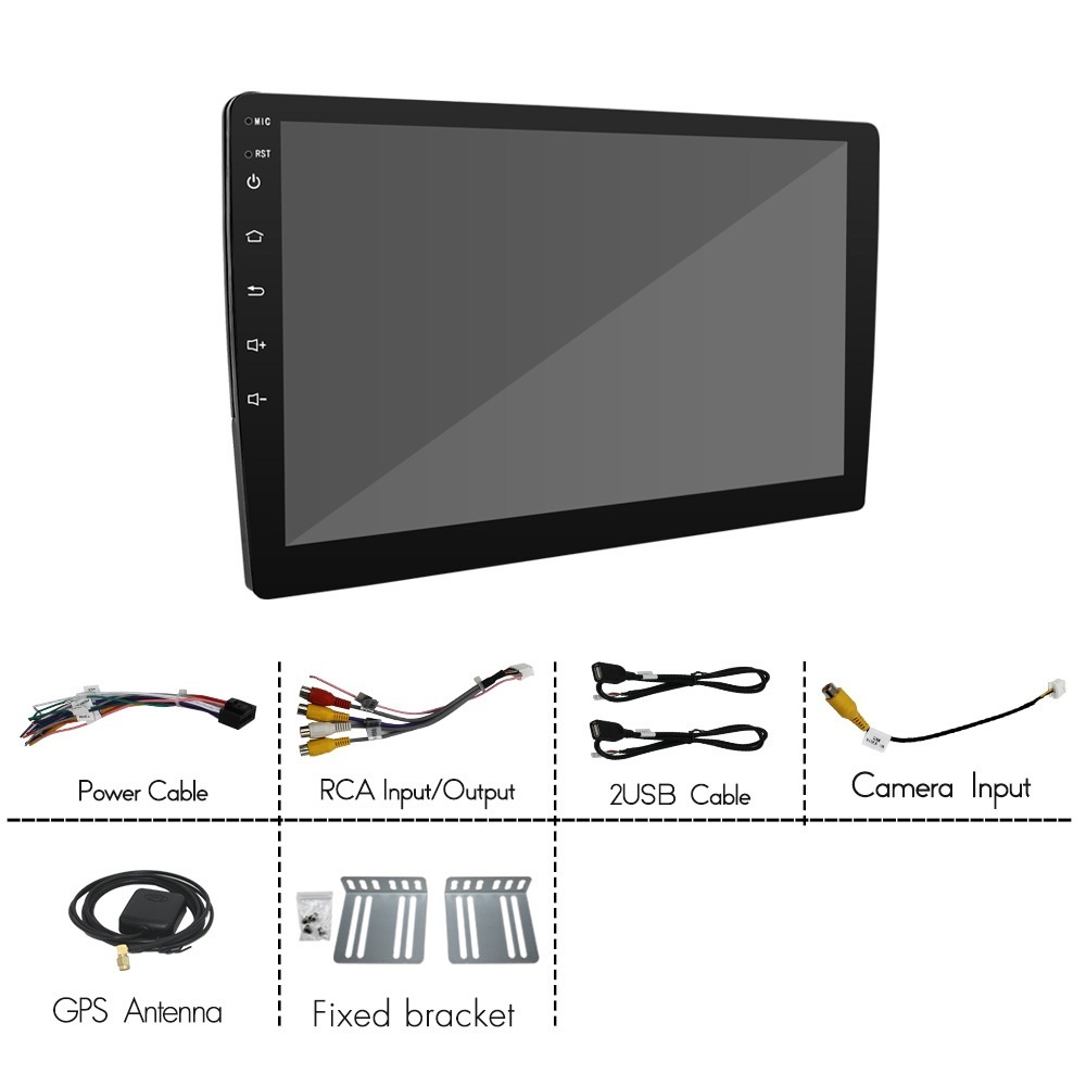 Double Din Car Stereo 2 Din Android Car Radio MP5 Player 7/9/10/10.33 ...