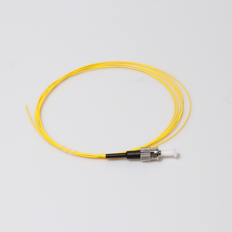 Yellow Singlemode Monomode single fiber 0.9mm 900um ST Pigtail ...