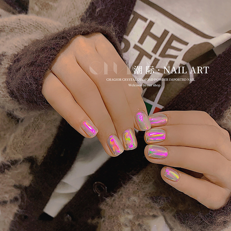 Best new style uv gel nail decal stickers for manicure file sparkle ...