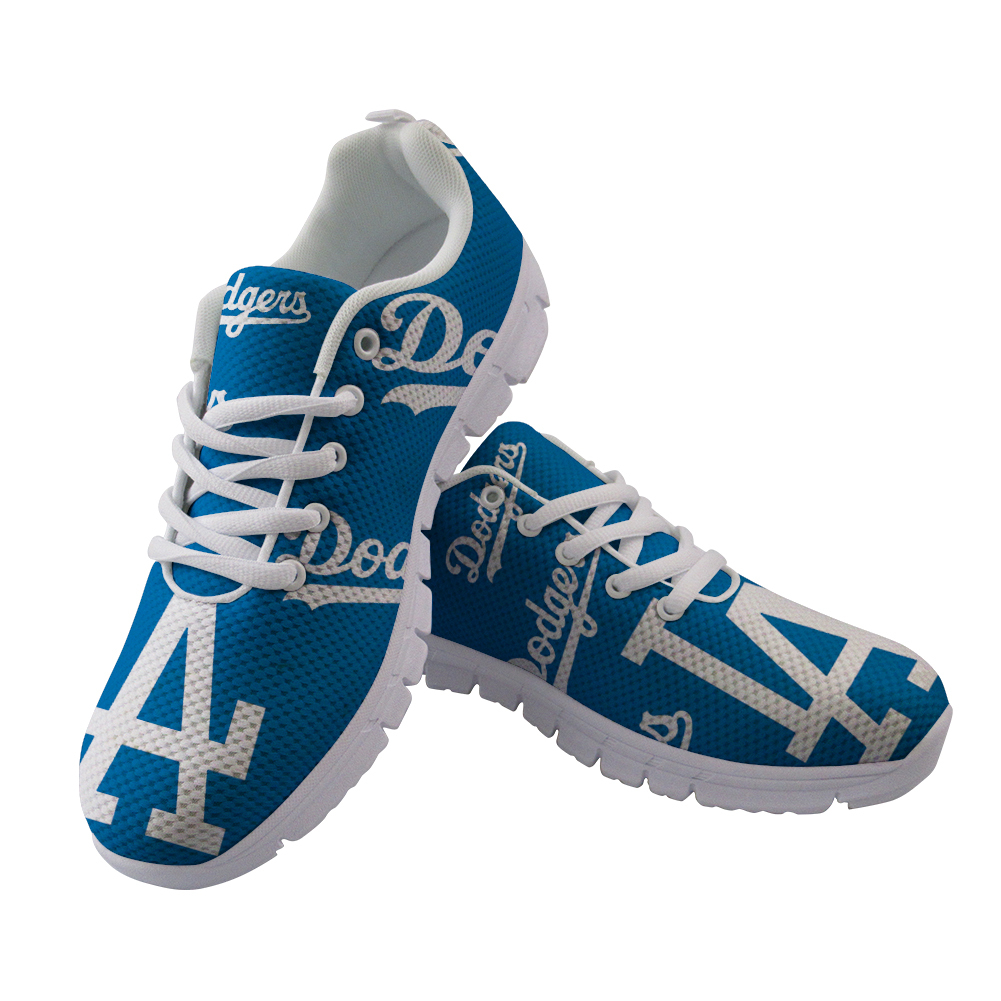 Los Angeles Dodgers Custom 3D Print Running Sneakers MLB Baseball Fans ...