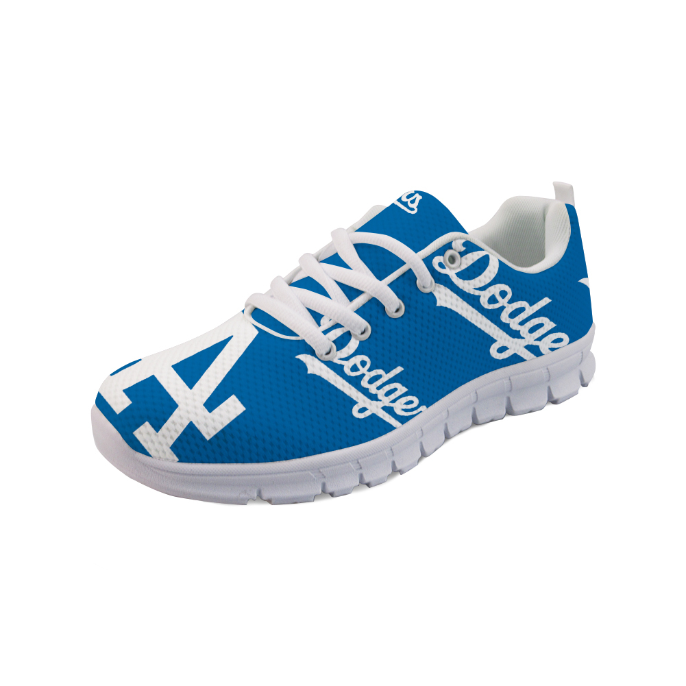 Los Angeles Dodgers Custom 3D Print Running Sneakers MLB Baseball Fans ...
