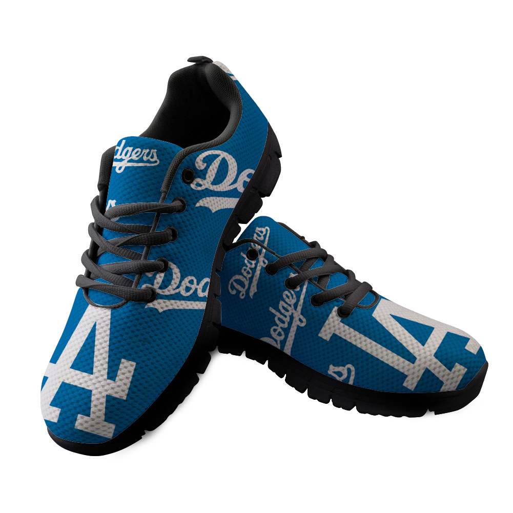 Los Angeles Dodgers Custom 3D Print Running Sneakers MLB Baseball Fans ...