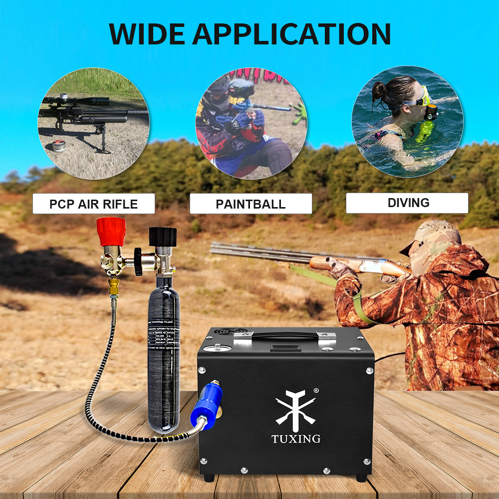 TUXING TXET062 4500Psi 300Bar Pcp Air Compressor High Pressure Pump