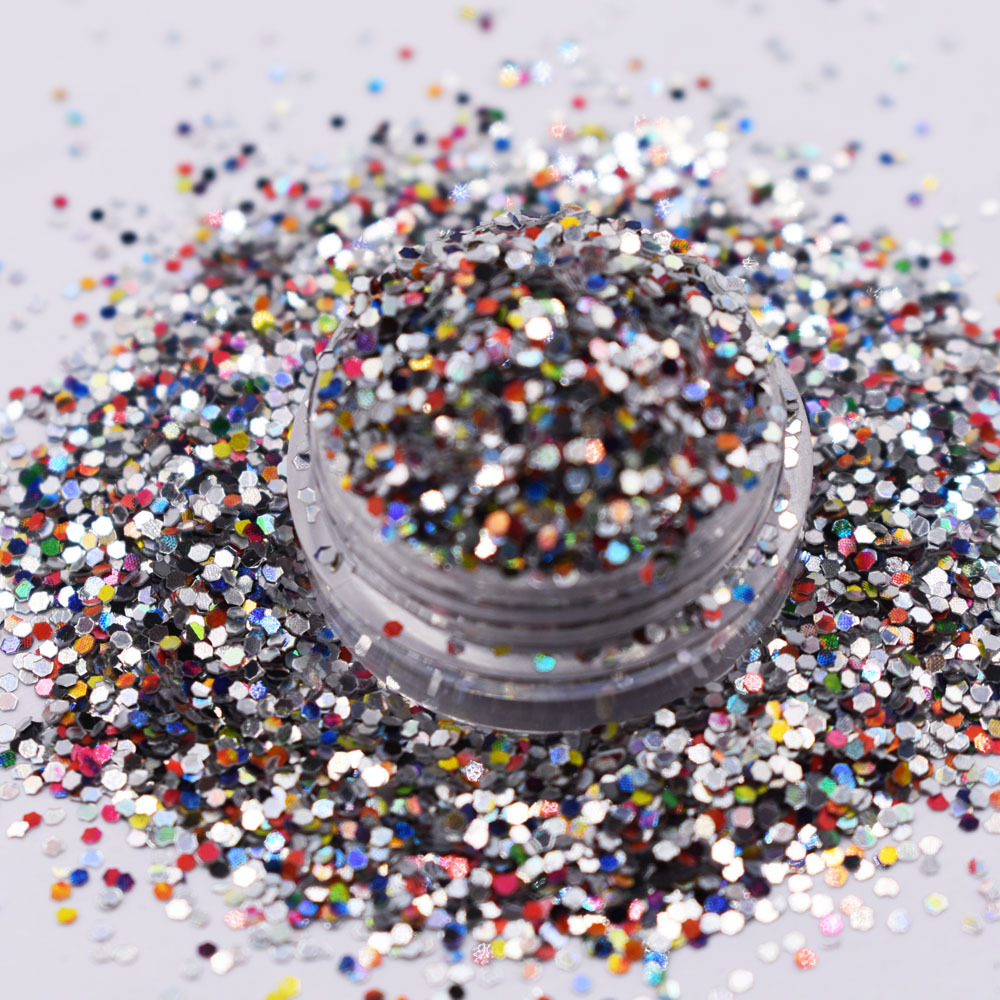 Wanfengda Colorful Mixing Hexagon Glitter WF102