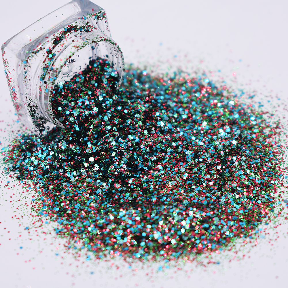 new chunky mixes glitter