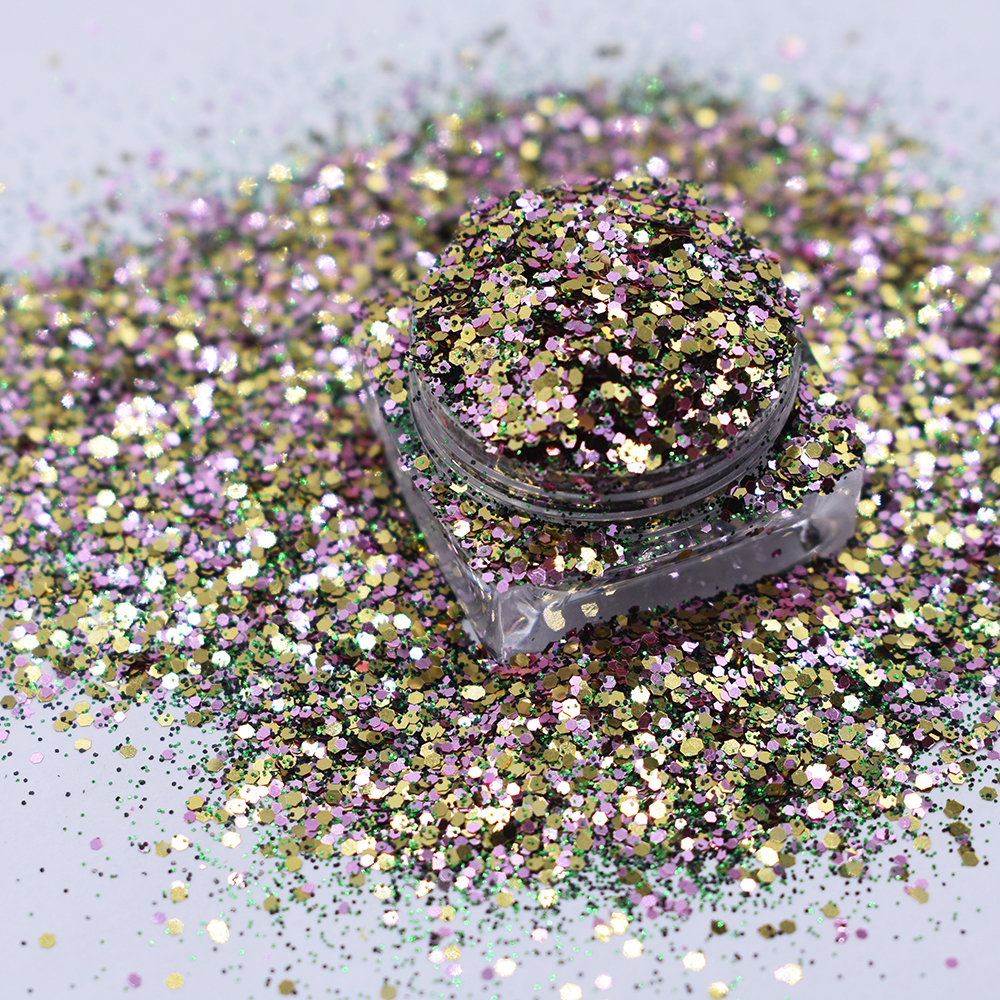 new chunky mixes glitter