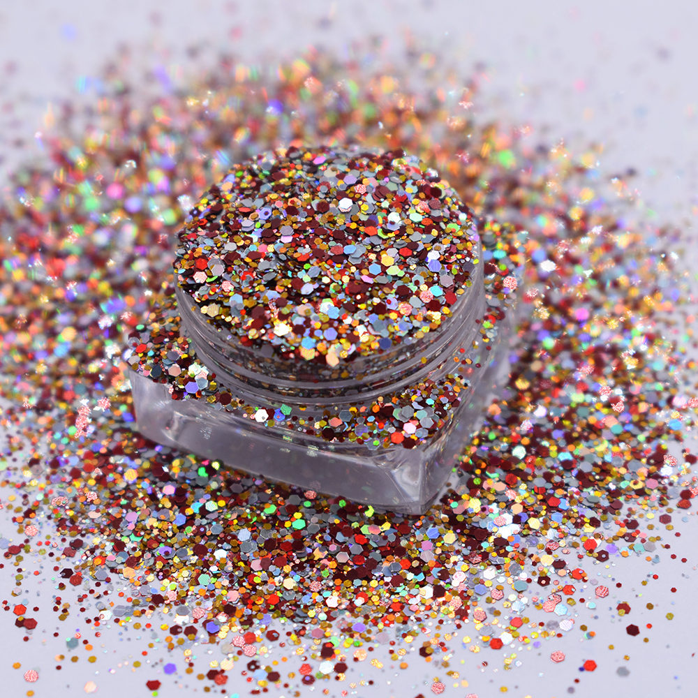 new chunky mixes glitter
