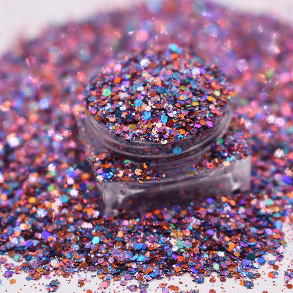 new chunky mixes glitter