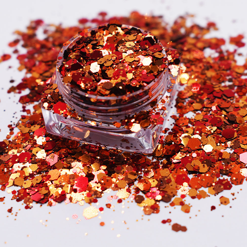 new chunky mixes glitter