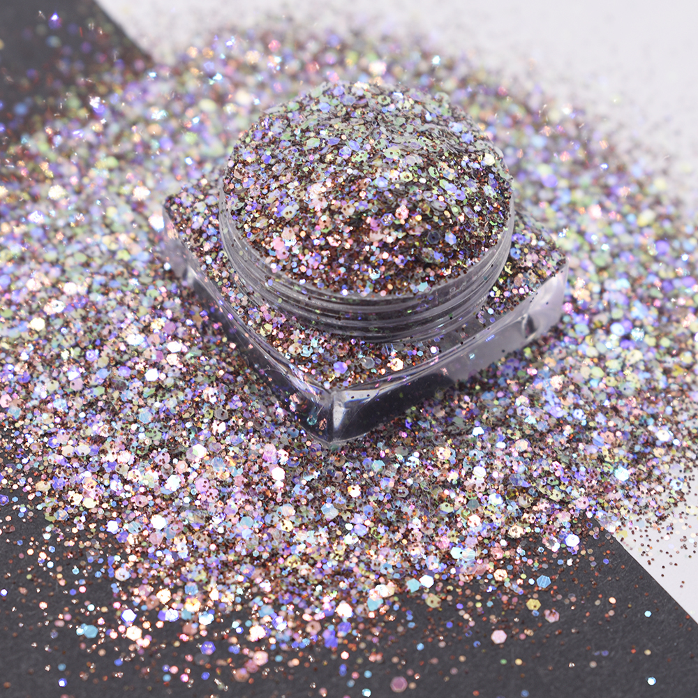 High Sparkling Chunky Mixed Glitter