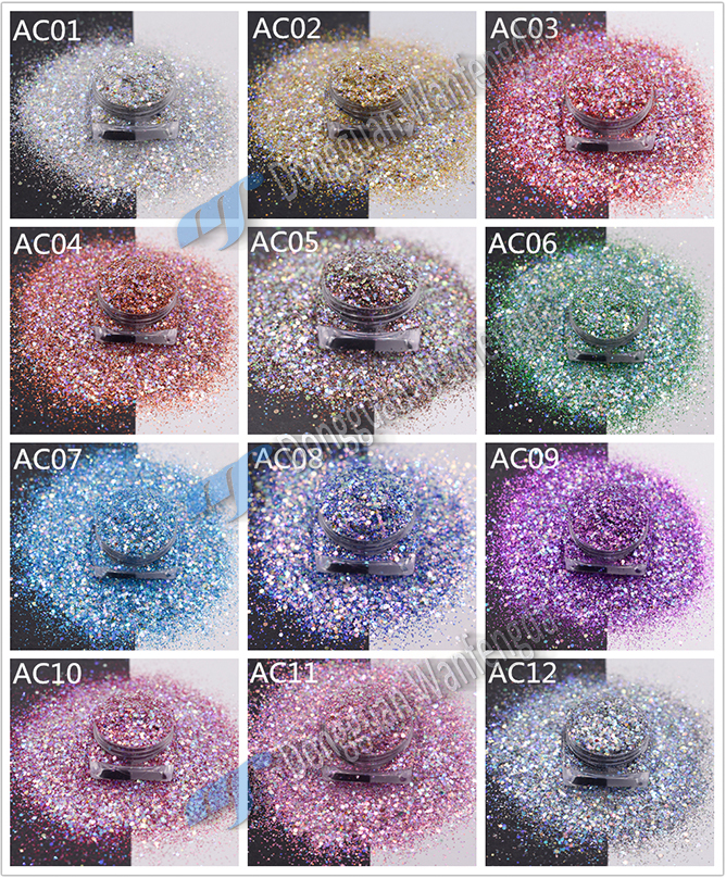 High Sparkling Chunky Mixed Glitter