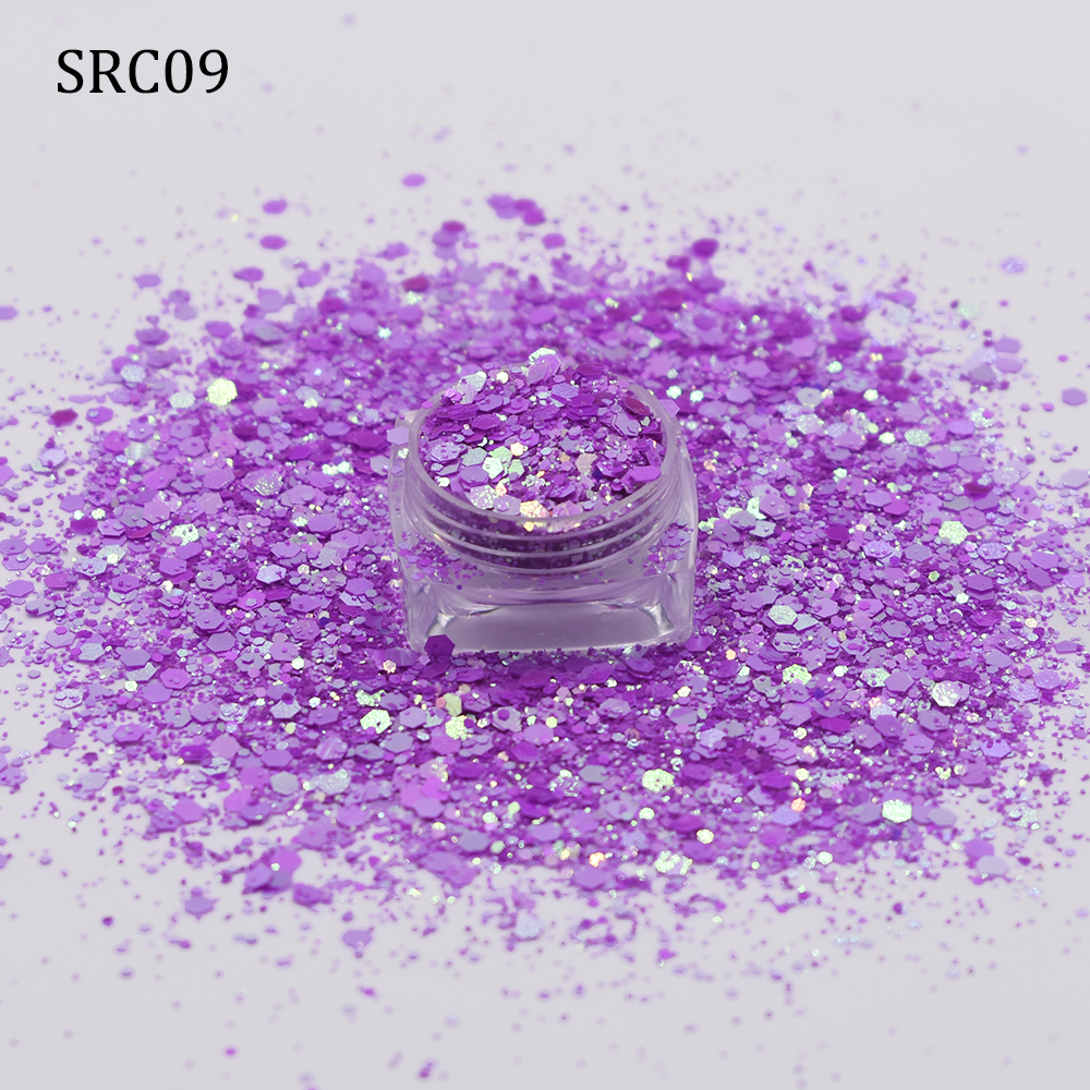 High Sparkle Opal Chunky Mixes Glitter