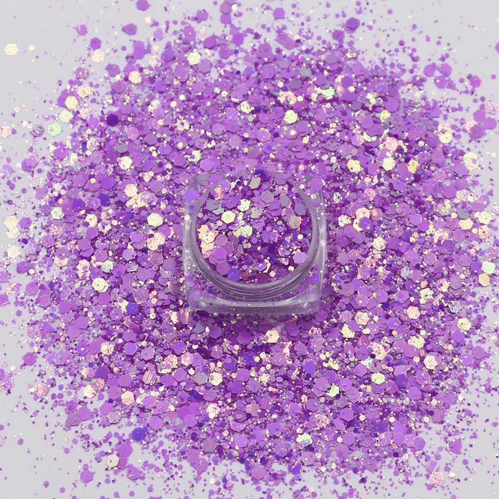 High Sparkle Opal Chunky Mixes Glitter