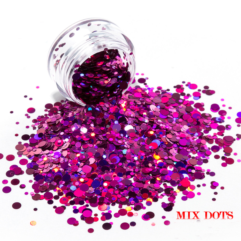 Holographic Dots Mixes Glitter