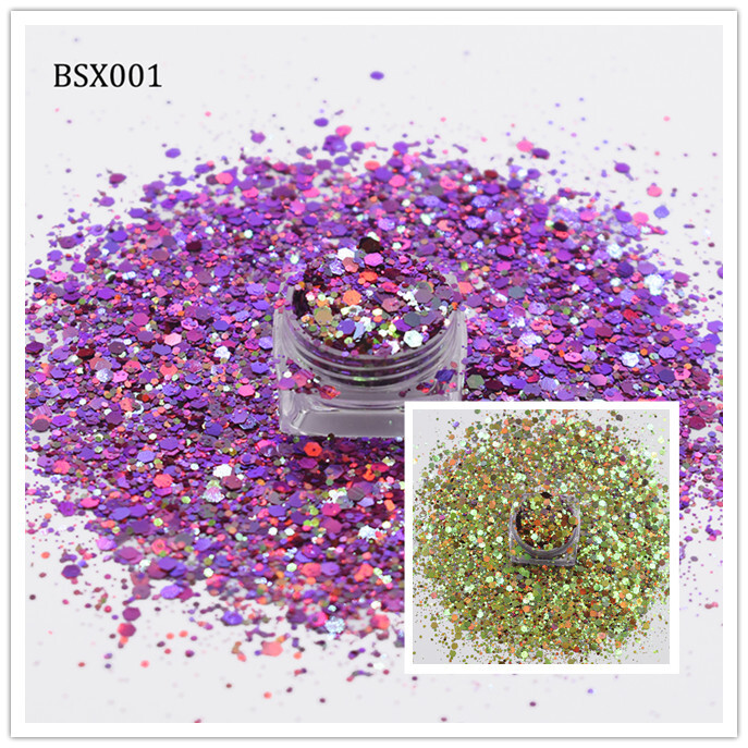 NEW color shifting chunky mixes glitter