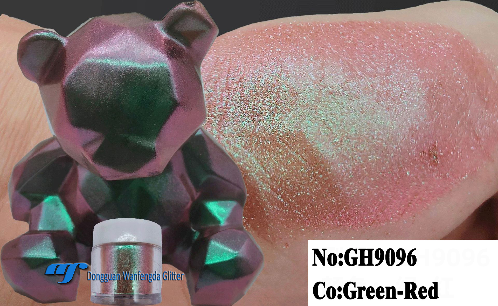 Color shifting mica powder 9 colors