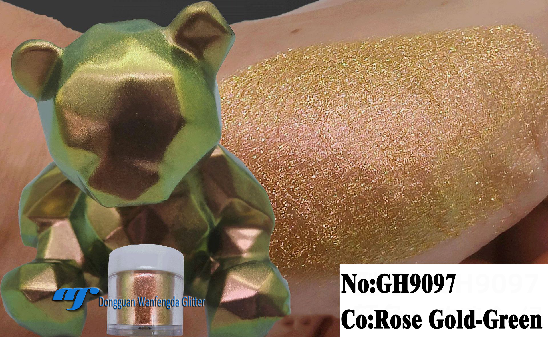 Color shifting mica powder 9 colors