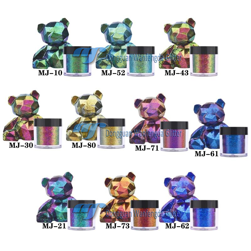 Chameleon/Colorshift Pigment Flakes 10 colors